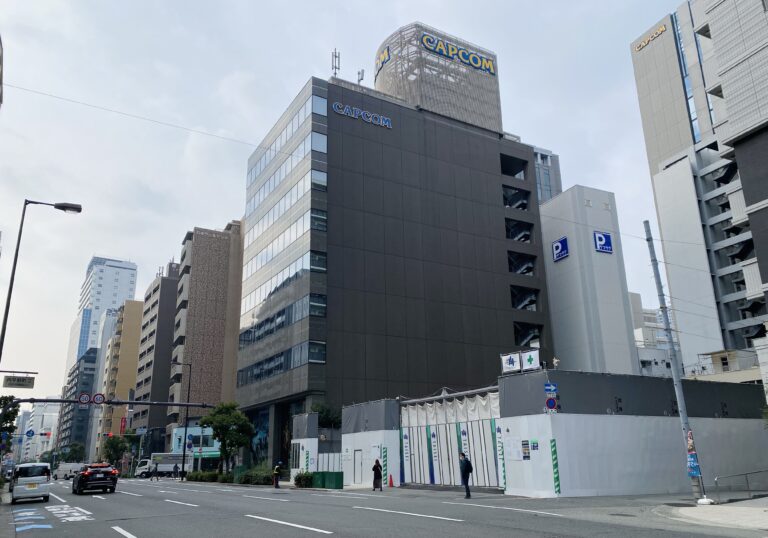 松屋町筋沿いにカプコンの新研究開発ビル？（仮称）CAPCOM本社北隣地オフィス新築工事 25年1月の様子 - 大阪の近未来（大阪 関西の再開発巡り）